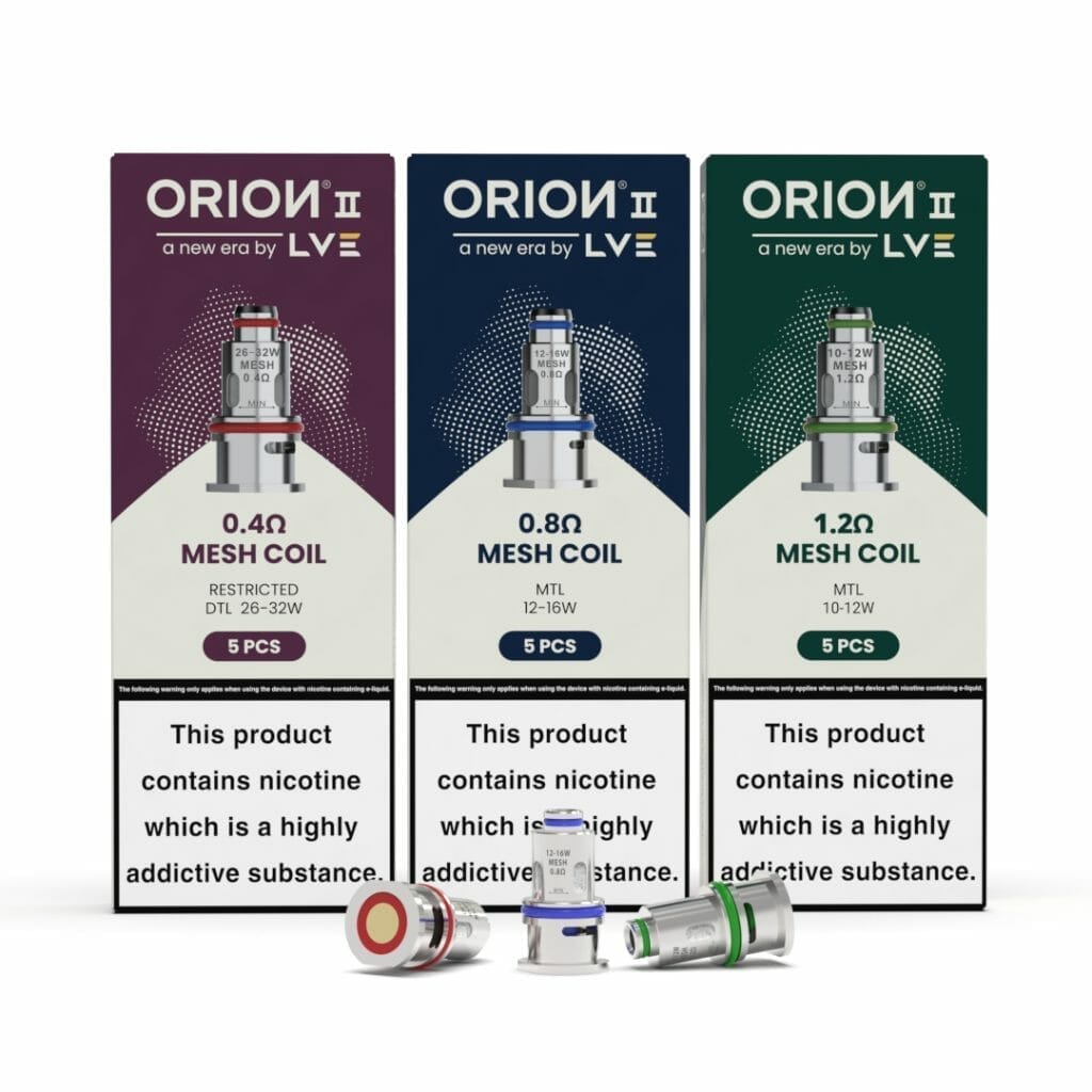 LVE Orion II Coils (Pack of 5 Coils) - LVE Vapor UK