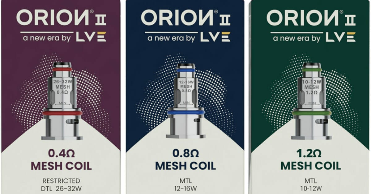 LVE Orion II Coils (Pack of 5 Coils) - LVE UK Official